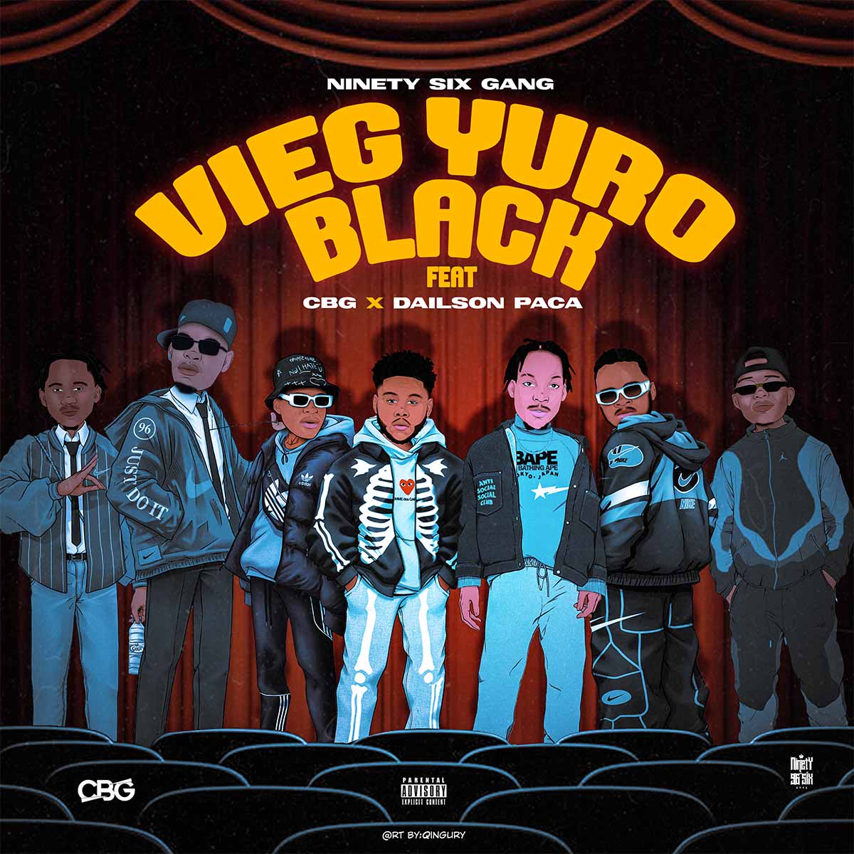 Ninety Six Gang - Vieg Yuro Black (feat. CBG & Dailson Paca) • Download MP3
